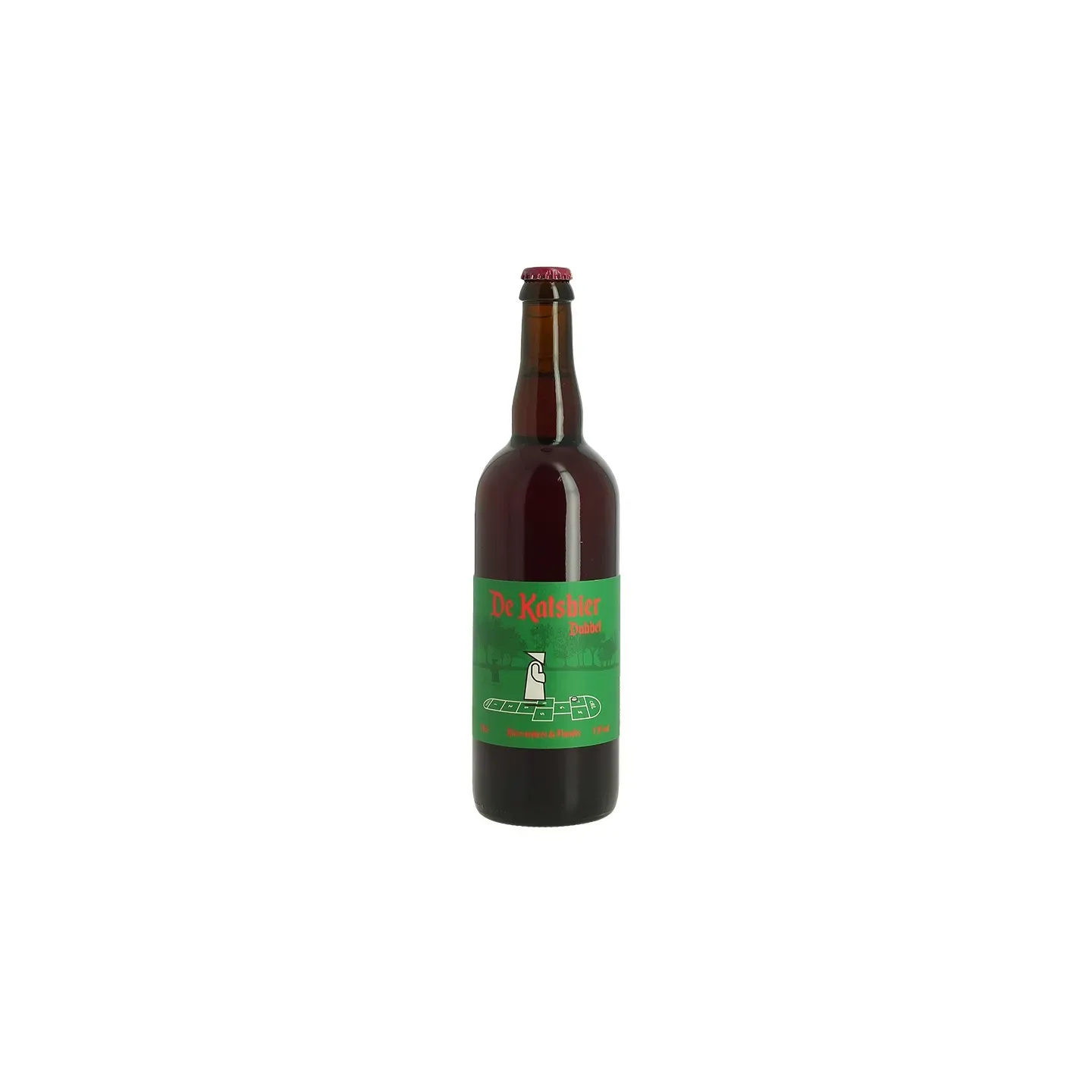 achat Bière Double Ambrée Brasserie Katsbier Bière Artisanale 75 cl